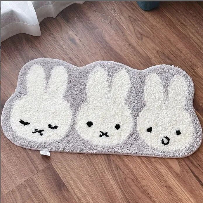 Miffy ковер для ванной Белый, B, 50x80cm