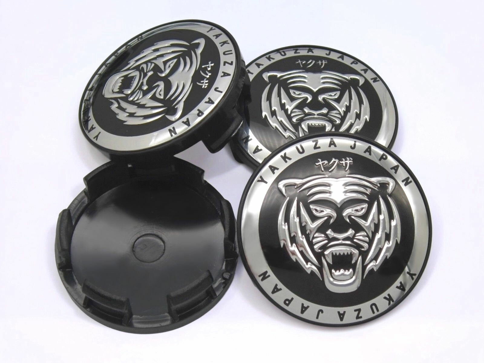 Колпачки, заглушки на литые диски СКАД YAKUZA Japan 56/51/12 мм, комплект 4 шт.