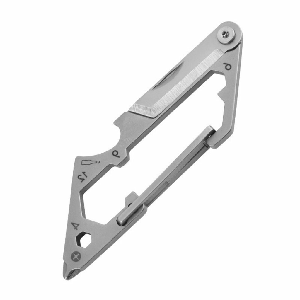 Компактный нож для наружного инструмента из нержавеющей стали, карабин с шестигранным ключом