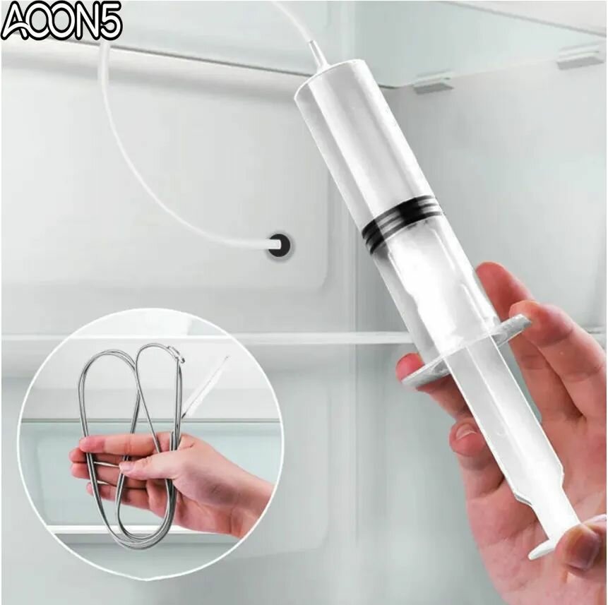 Набор для прочистки дренажа холодильника S339, пластиковый, 5 шт