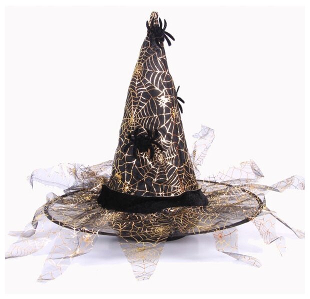 Колпак "Ведьма" (Цв: Черный-Золотой Размер: 58)