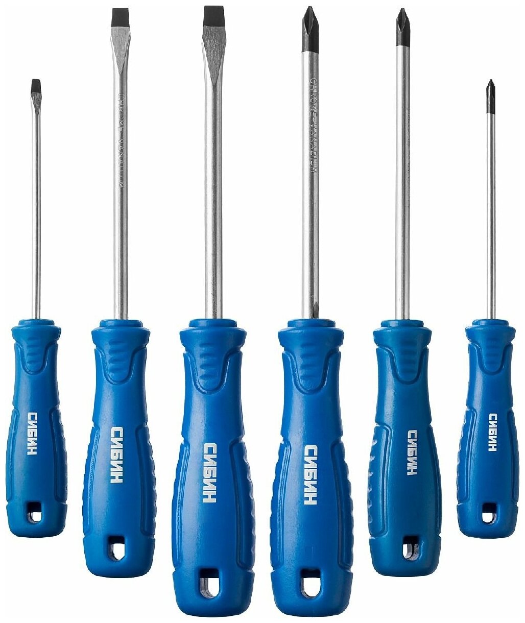 Набор отверток СИБИН 6 предм. (25086)