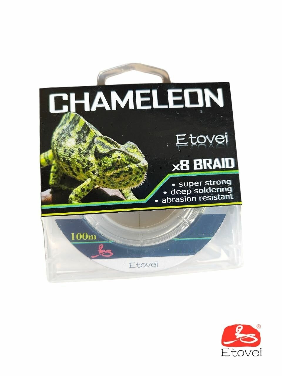 Шнур плетеный для рыбалки Etovei CHAMELEON x 8 BRAID 100 m