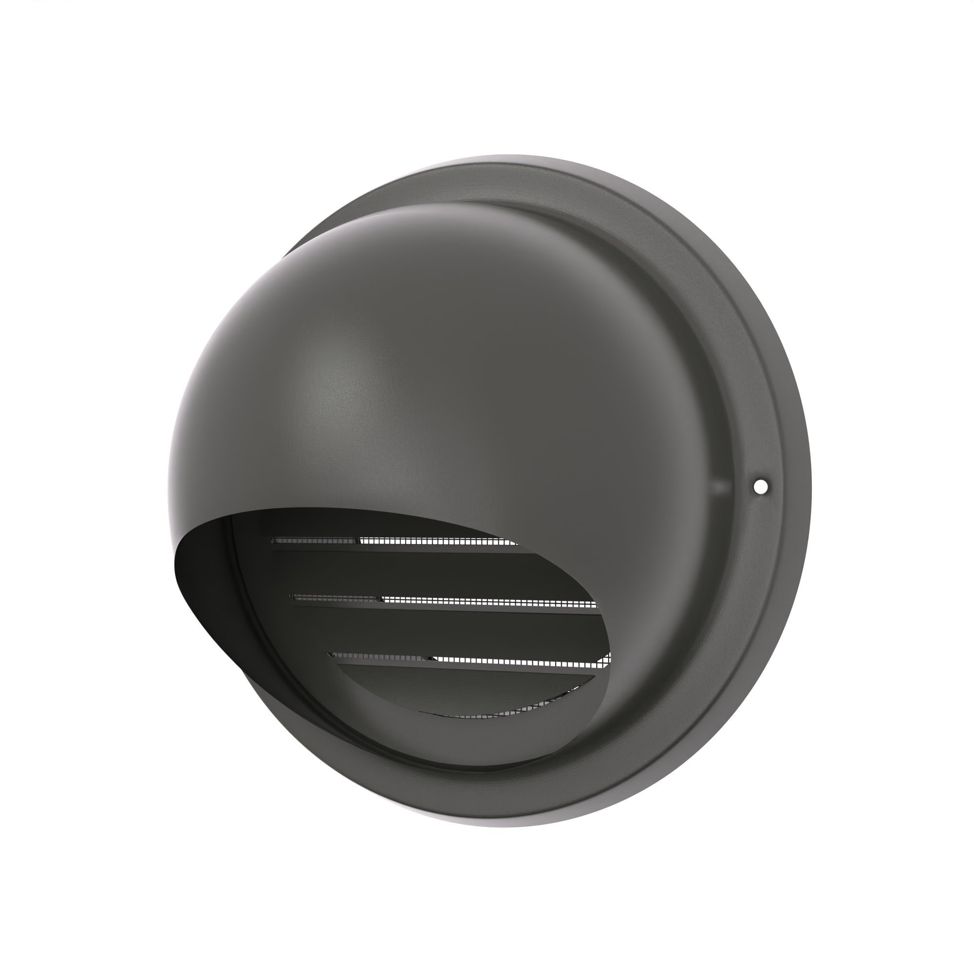 Выход стенной металлический D100 мм RAL7022 серая умбра матовый