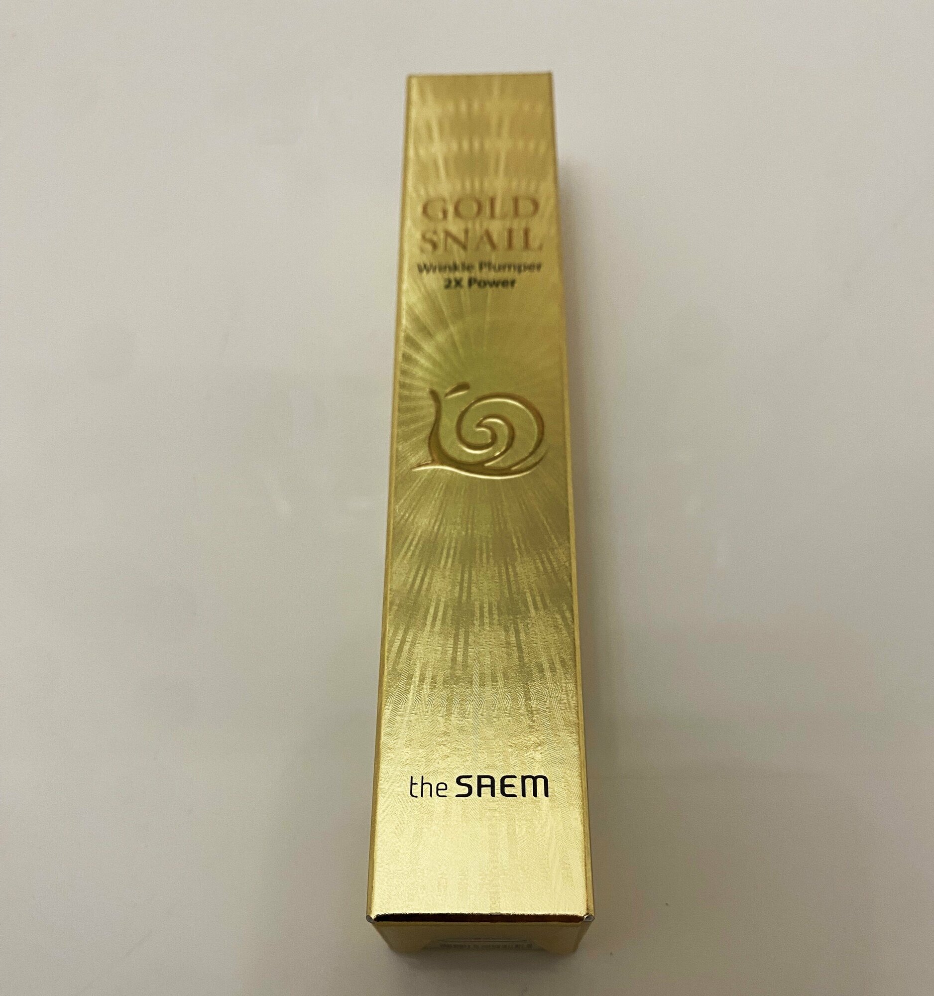 Gold Snail Wrinkle Plumper 2X Power Средство для заполнения морщин с муцином, EGF и золотом