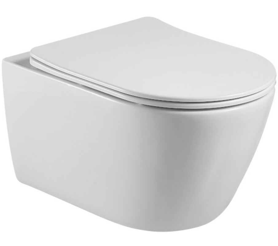 Подвесной унитаз Акватек Бетта с микролифтом AQ1253W-00