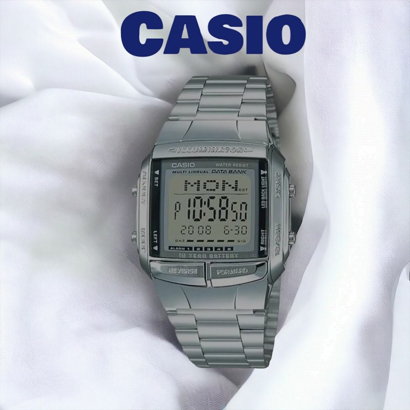 Наручные часы CASIO, серебряный — фото 1