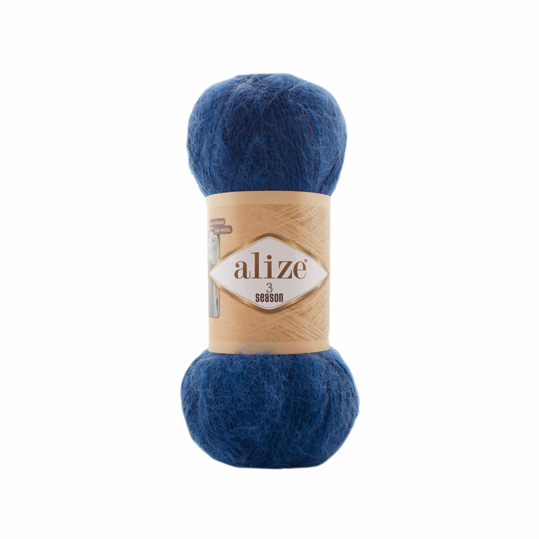 Пряжа Alize 3 Seasons (5шт.-100 грамм-500м)(51% акрил;25%мохер;24%шерсть) № 409
