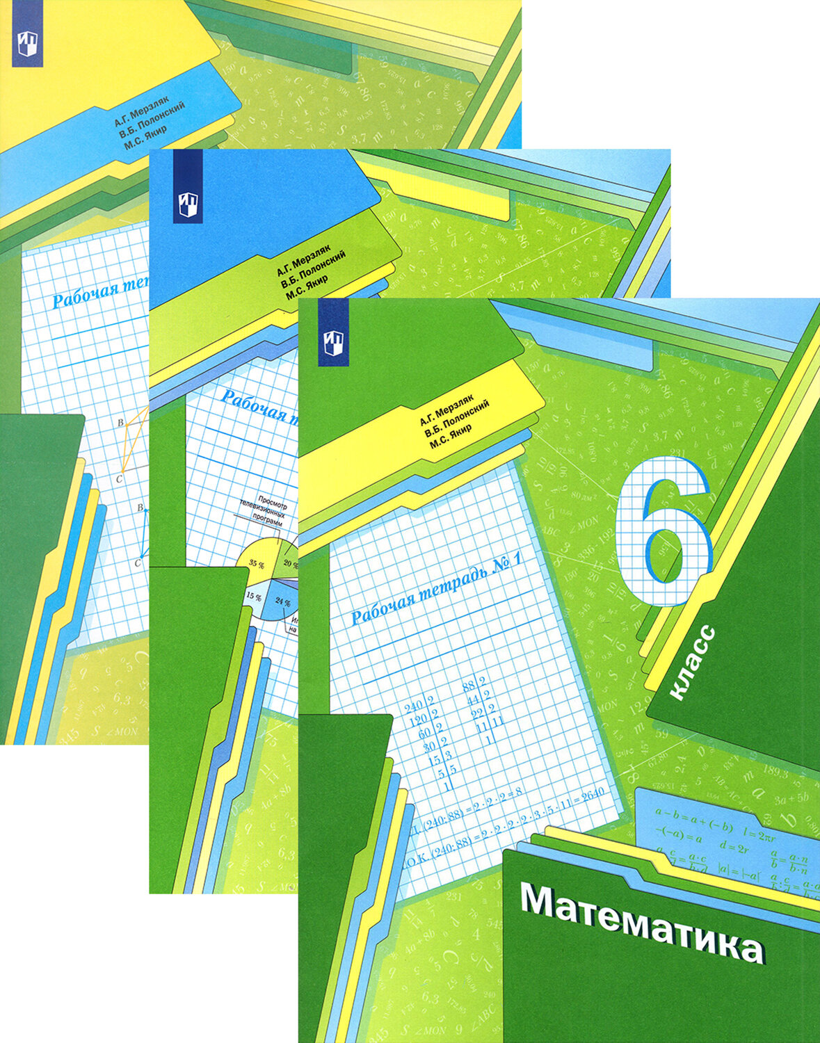 Математика. 6 класс. Рабочая тетрадь. В 3-х частях. ФГОС