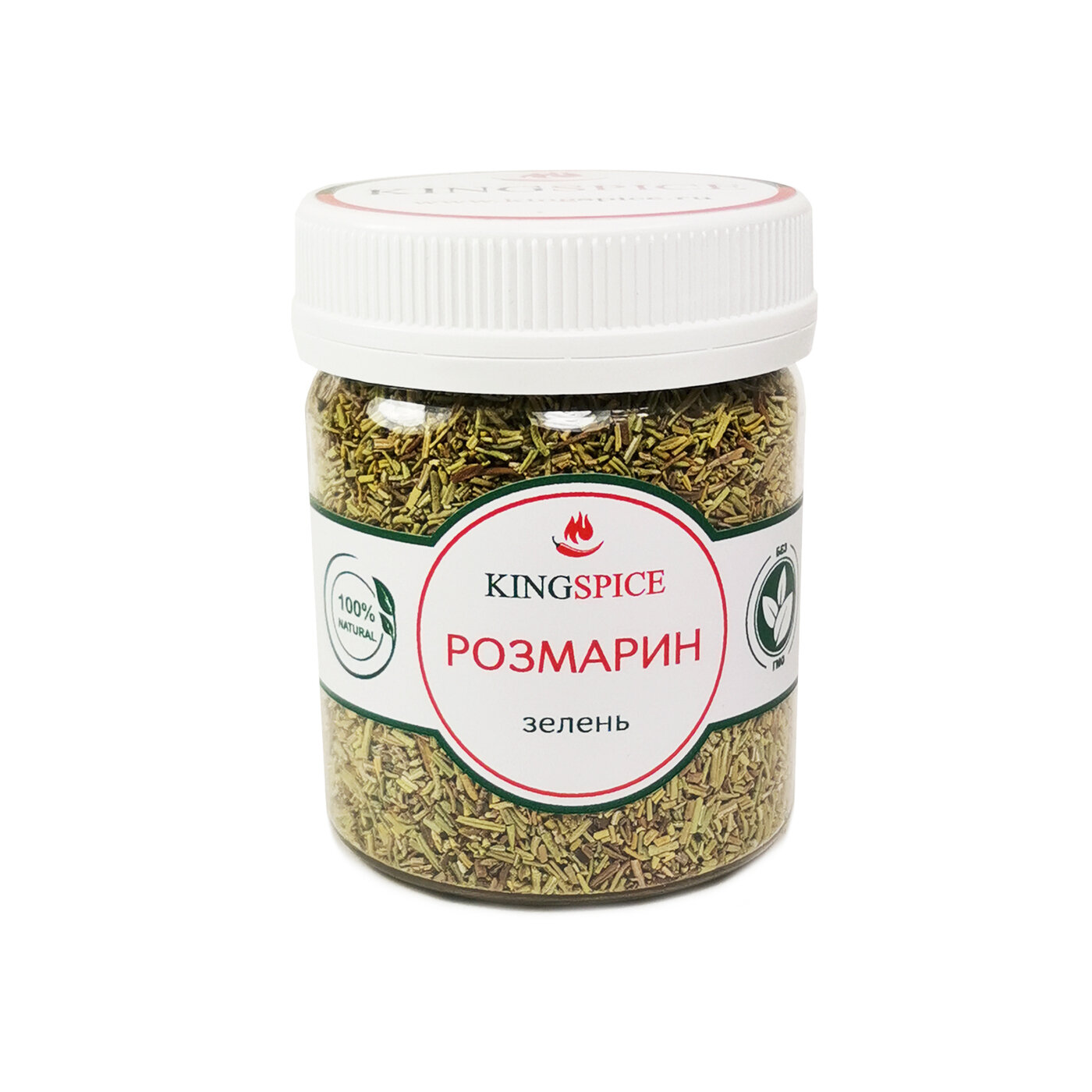 Розмарин сушеный KINGSPICE, для овощных, рыбных и мясных блюд, 60гр