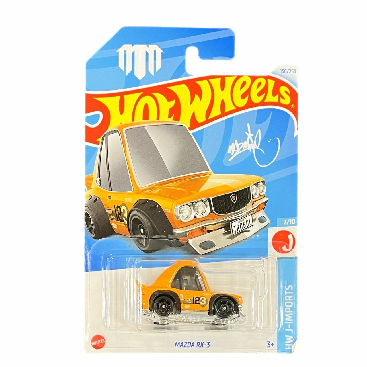 Машинка Hot Wheels металлическая машинка, коллекционная в масштабе 1:64 MAZDA RX-3