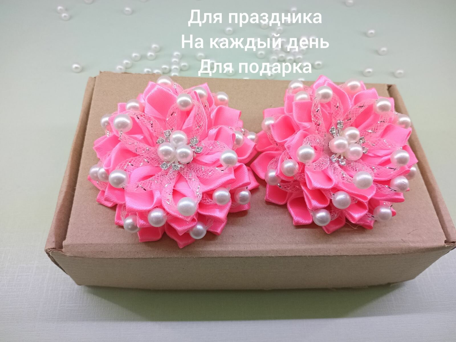 Банты для волос ручной работы