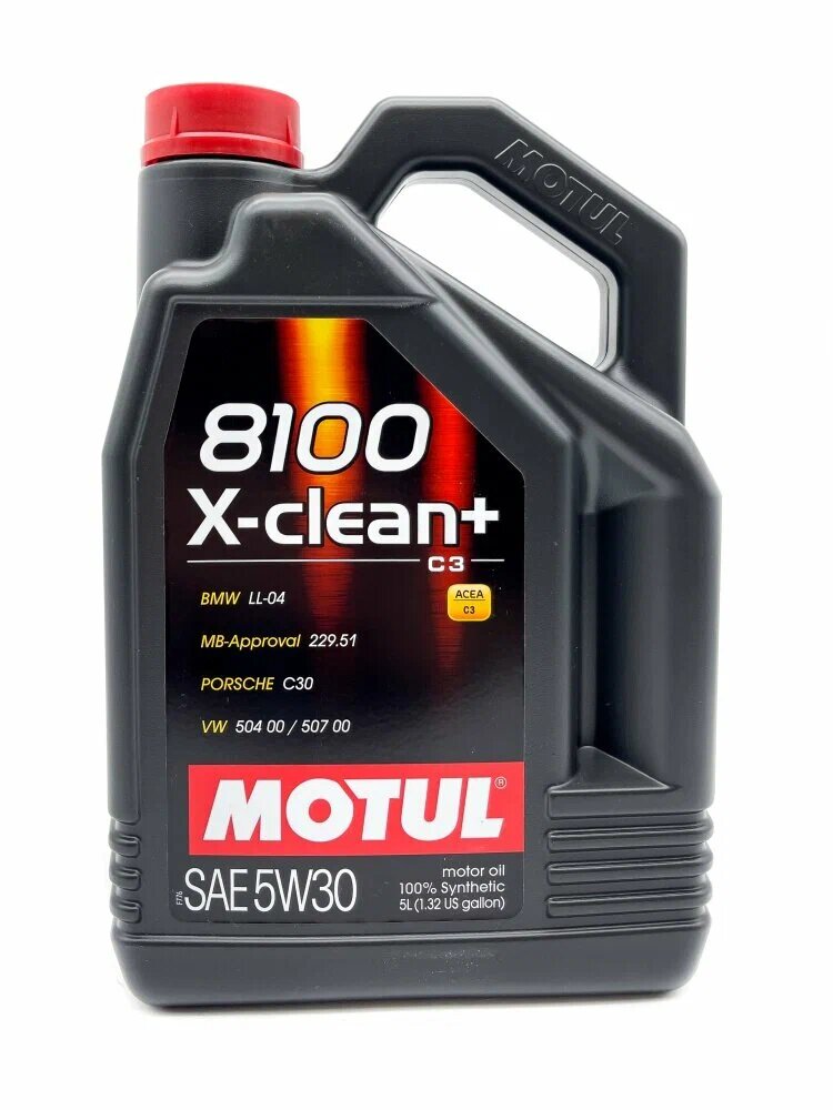 "Motul X-Clean" Масло моторное синтетическое 5W30 5л