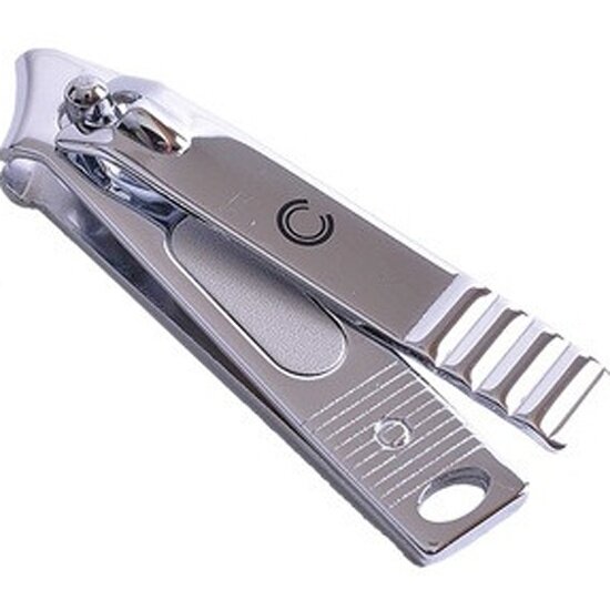 Клиппер маникюрный Basicare со скошенными лезвиями и лазерной пилкой 6,3 см