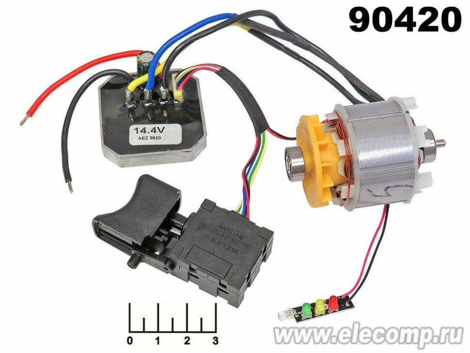 Двигатель бесщеточный 14.4V для шуруповерта 010191G2