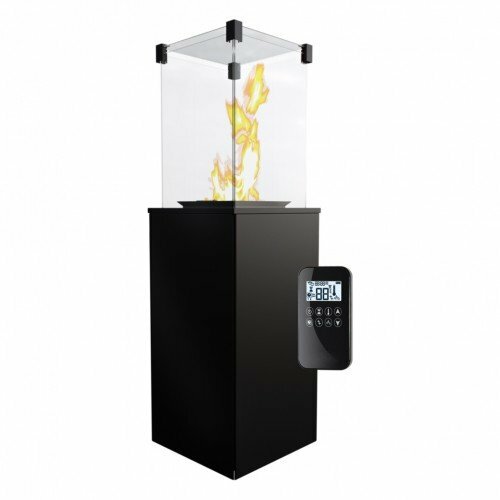 Kratki Газовый камин Kratki PATIO/G31/37MBAR с пультом ДУ(S - Сталь)