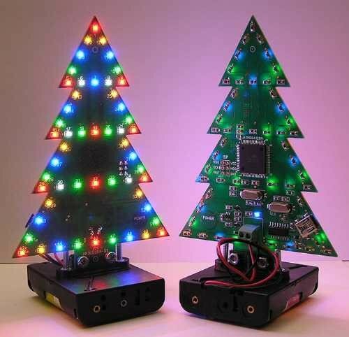 KIT RL018 АрдуЁлка-01, KitLab, Новогодняя светодиодная микропроцессорная программируемая ёлочка