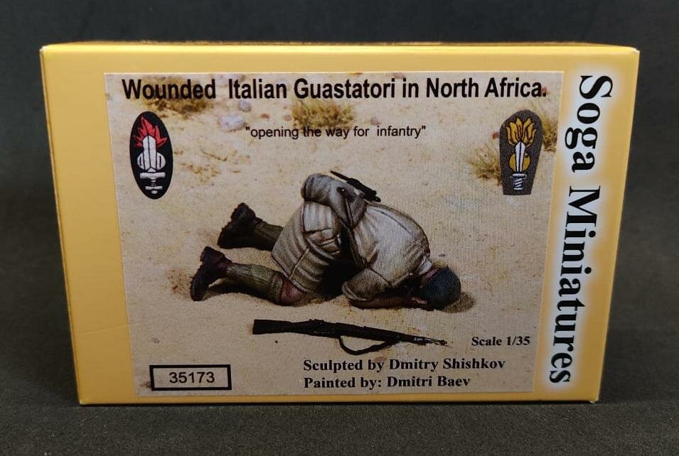 35173SOGA Wounded Italian Guastatori in North Africa.