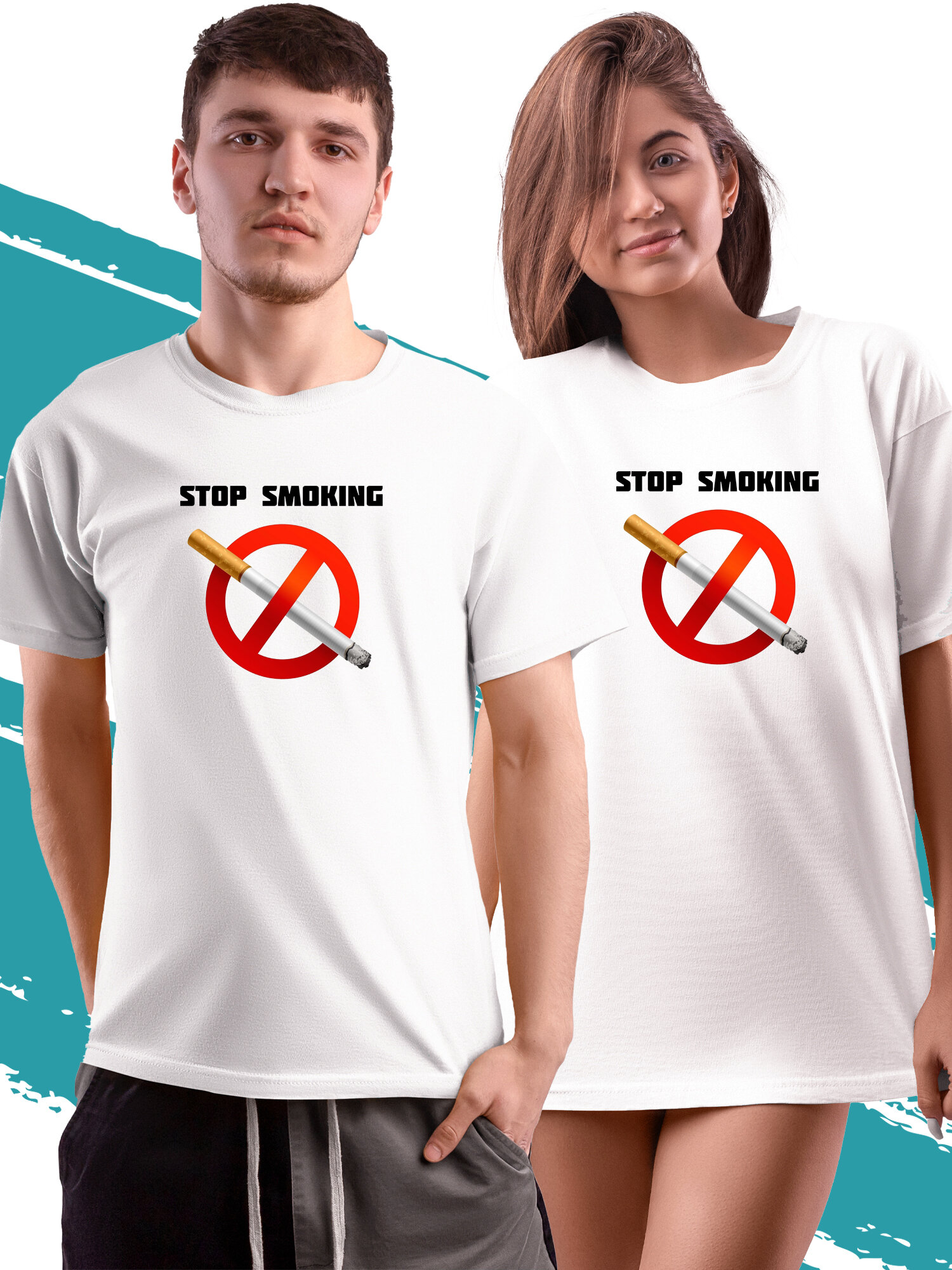 Футболка stop smoking