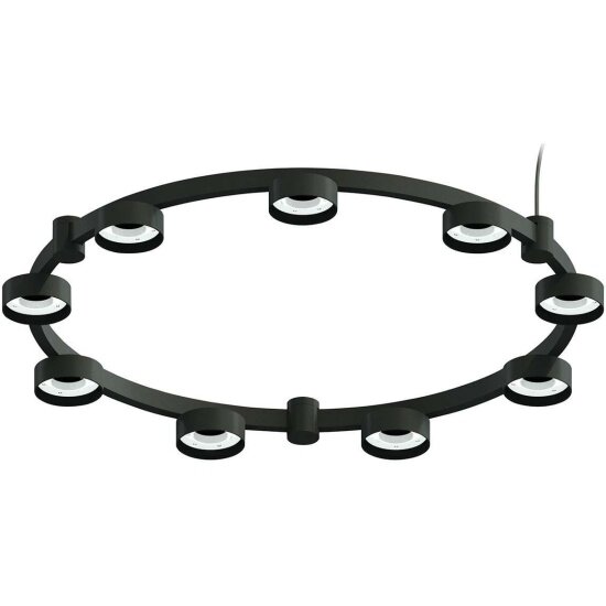 Корпус подвесной люстры Ambrella Light DIY Spot Techno Ring SBK черный песок C9242