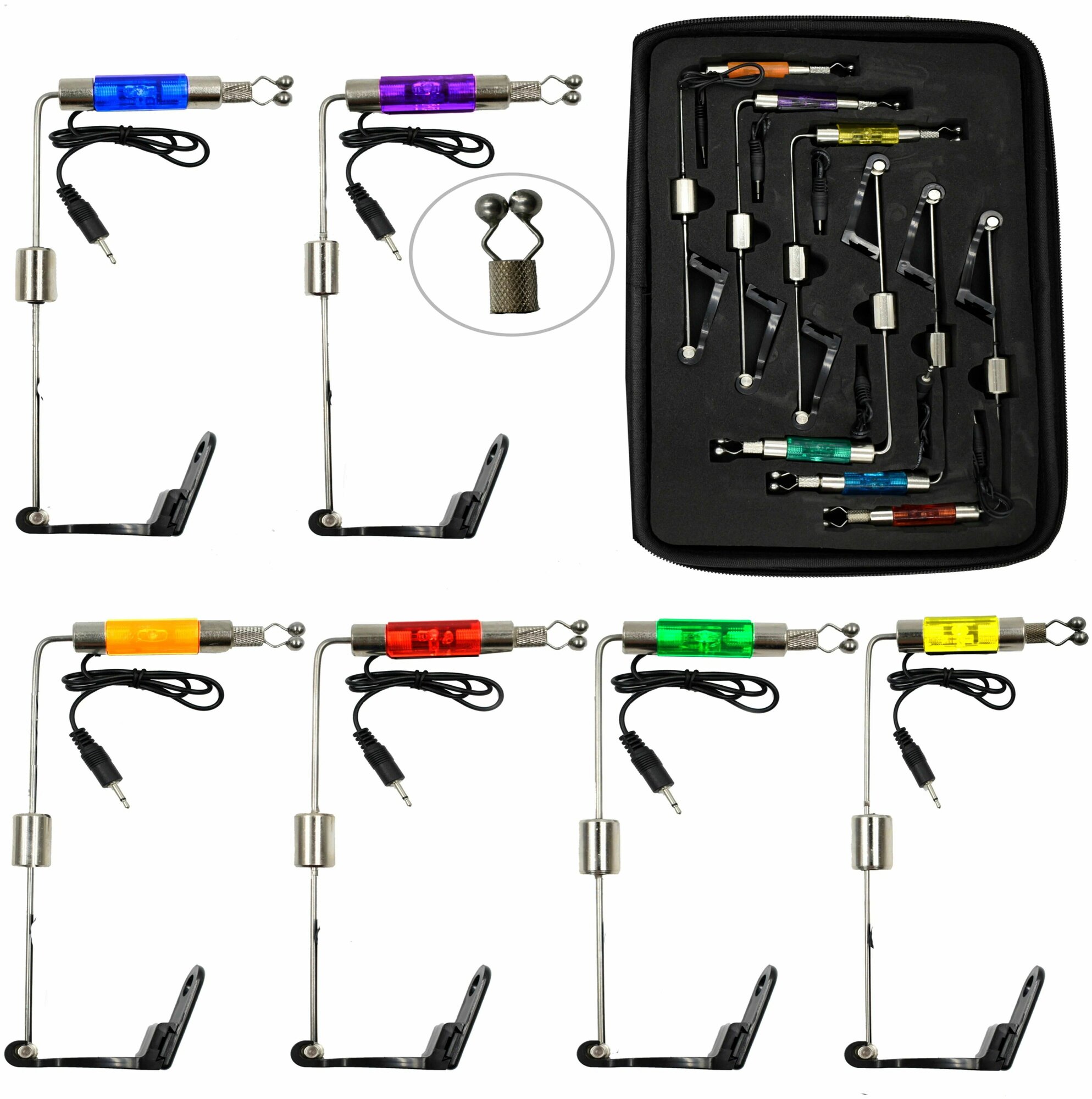 Набор свингеров в кейсе с подсветкой Hoxwell HL 271-6 (6шт)