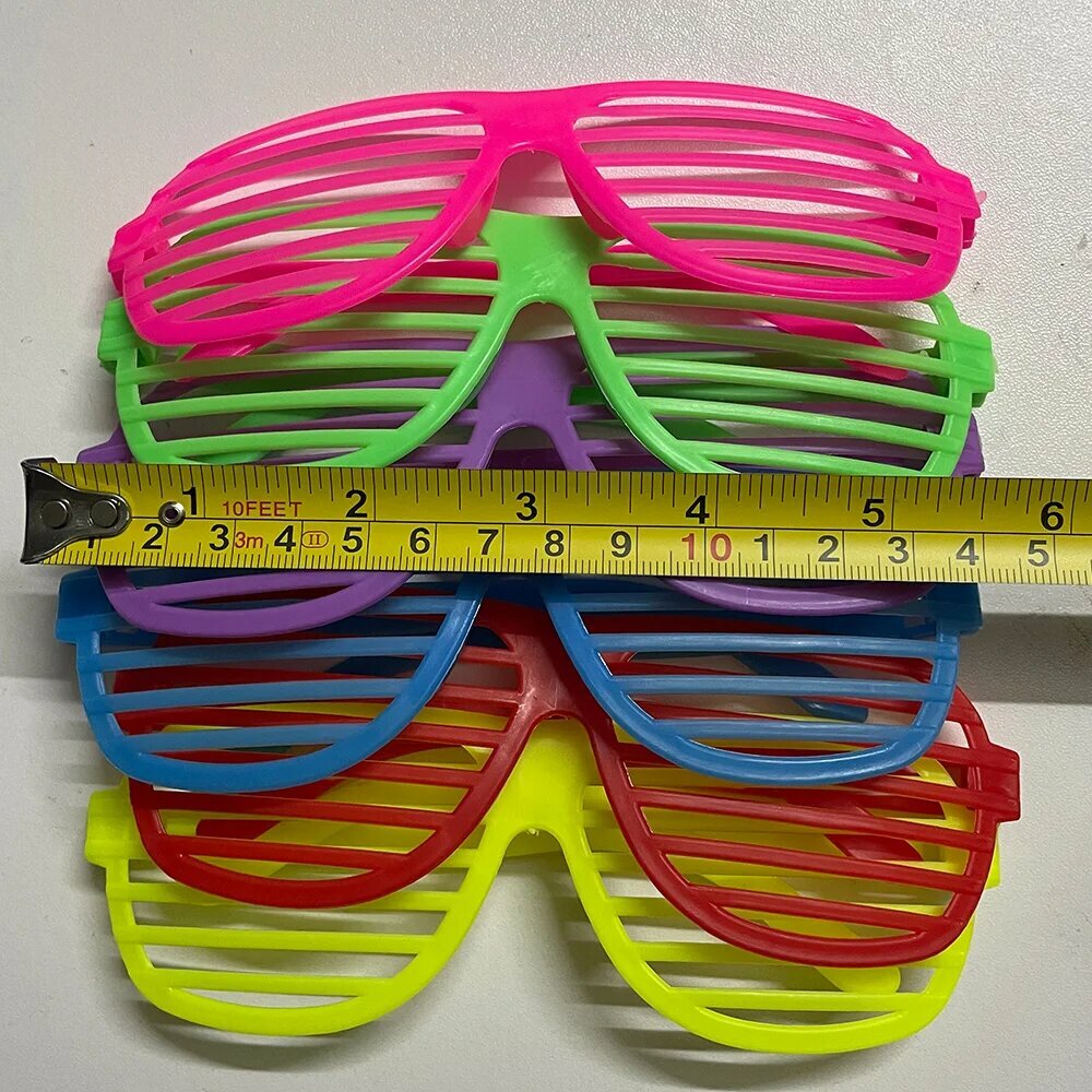 Неоновые очки для вечеринки 6 шт.