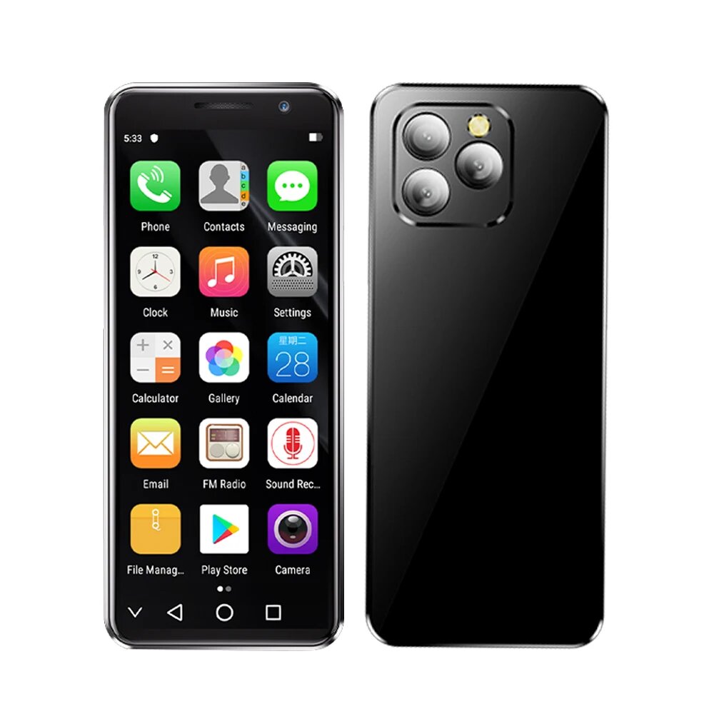 SERVO 16MAX Мини-смартфон 4ГБ/128ГБ Black