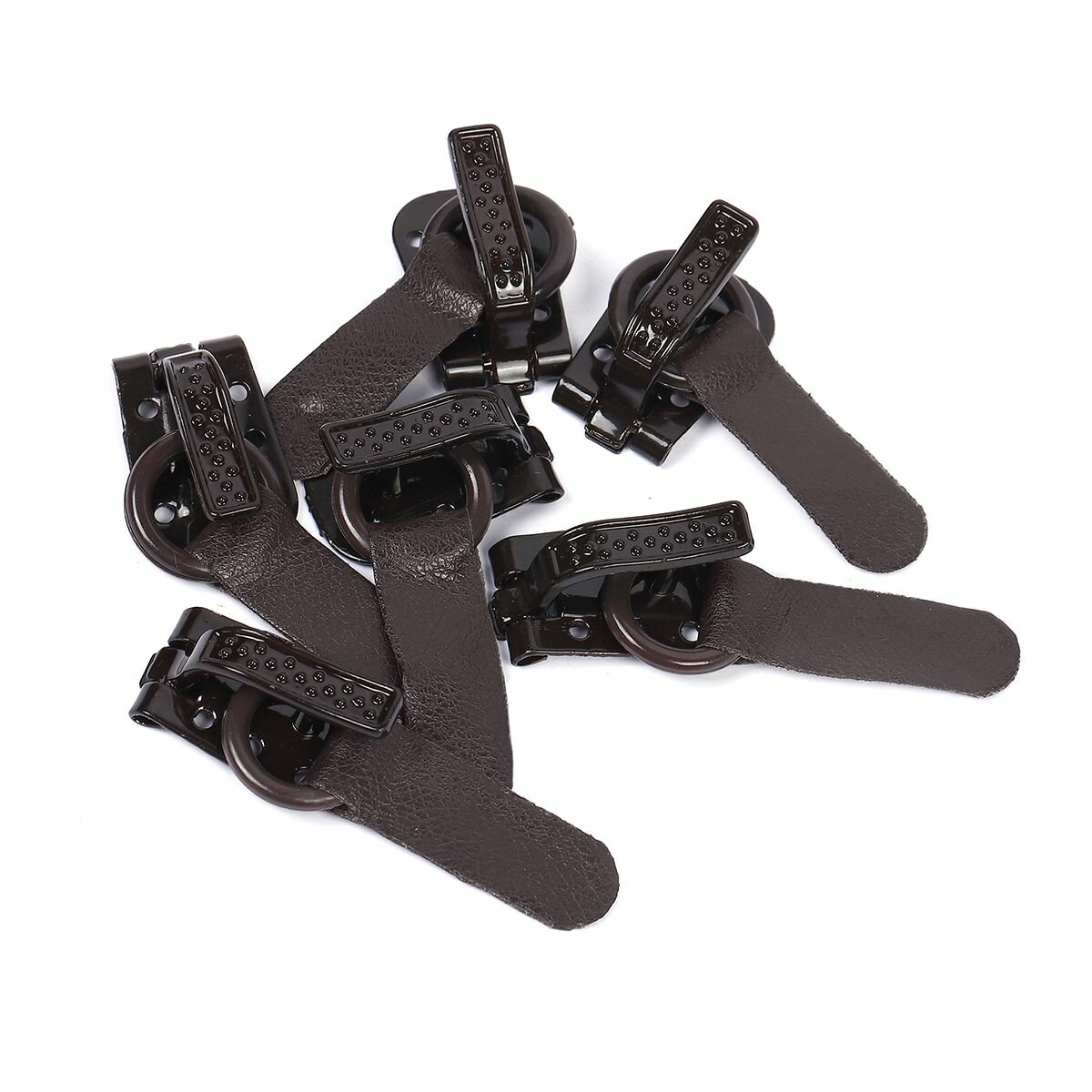 Шубные крючки металл цв. темно-коричневый (10 штук)