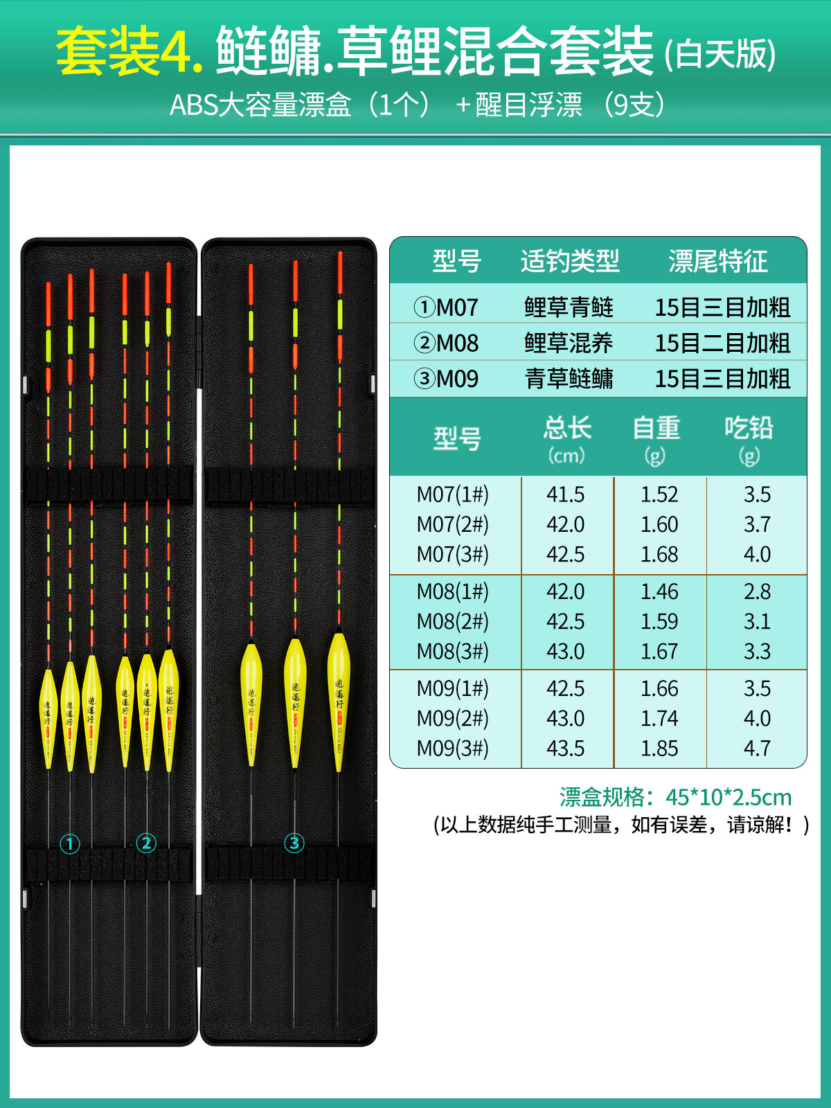 Набор поплавков для рыбалки, высокая чувствительность, утолщенные, привлекательные поплавки для дикой рыбалки, полный набор, настоящие поплавки для карася с легким ртом, оптовая продажа