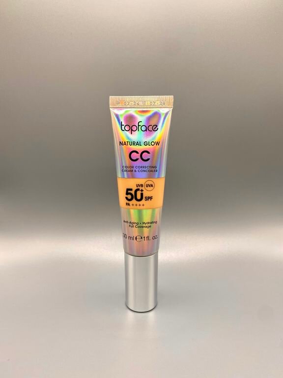 Topface Тональный крем Natural Glow CC Cream&Concealer PT472 SPF 50+, тон 008