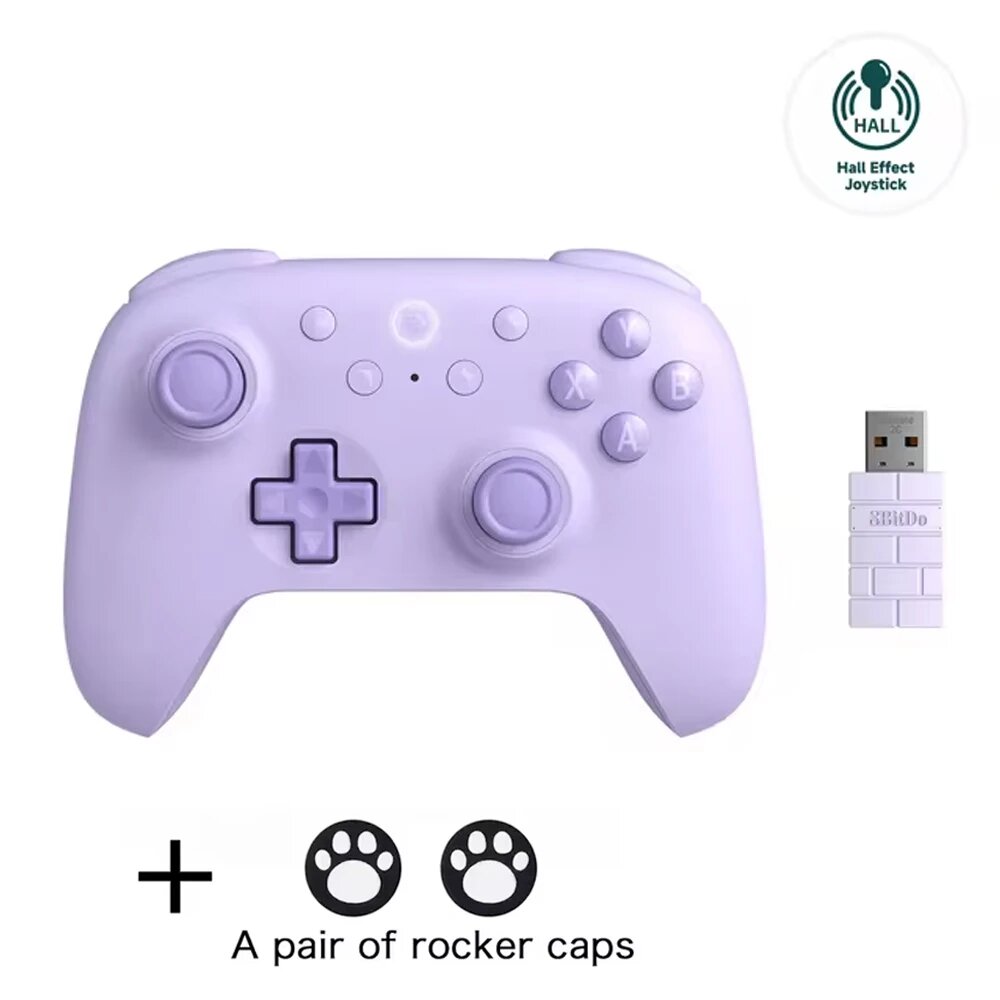 Беспроводной игровой контроллер Ultimate 2C для ПК, Windows 10, 11, Steam Deck, Raspberry Pi, Android с эффектом Холла