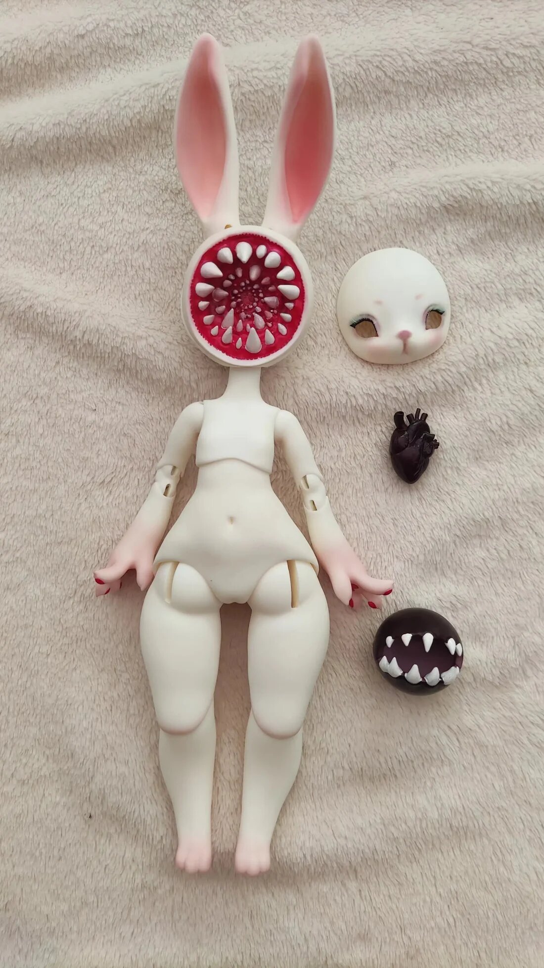 Кукла Dollhua 1/6 шарнирная, белый тон кожи, no Make up