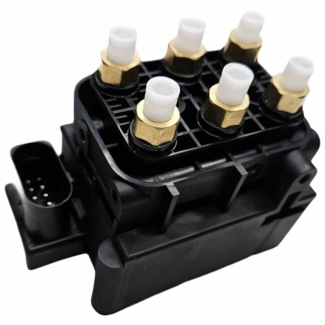 Блок клапанов пневмоподвески AUDI Q7 4L, VW Touareg GP/NF, Porsche Cayenne 955/957, Tesla Model S, Grand Cherokee WK2, Hyundai Equus