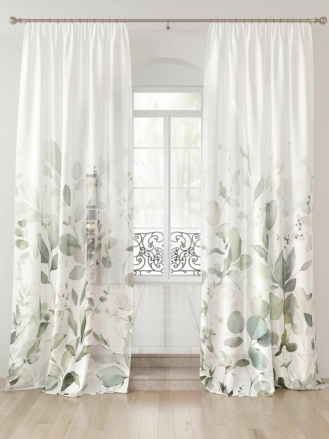 Тюль для комнаты Comfy Way / Вуаль 150х230 см / Лоуна - 195