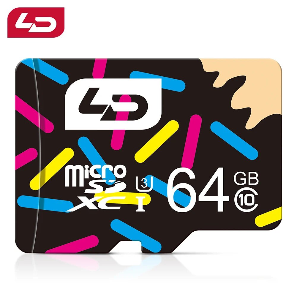 Оригинальная карта памяти LD MicroSD — 256 ГБ, 128 ГБ, 64 ГБ, 1 ТБ, 512 ГБ, 32 ГБ, SD-карта MicroSDHC Class10, TF-карта для цифрового хранения