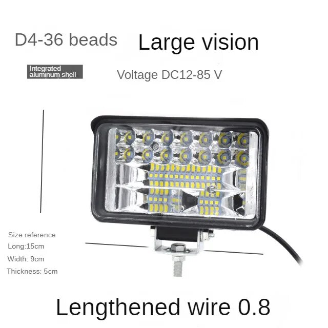 Автомобисветильник светодиодная фара, передняя фара 7 Дюймов, 5 дюймов, 4 дюйма, 3 дюйма, светодиодный джипов, внедорожников, грузовиков, тракторов, лодок, кроссоверов, квадроциклов, 12 В, 24 В 4inch