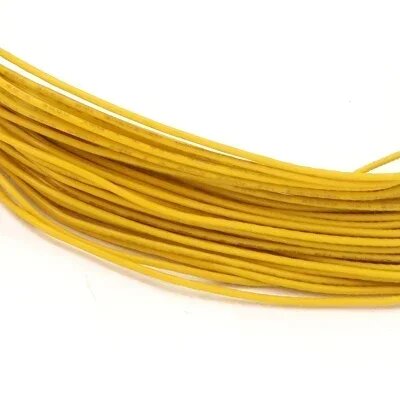 Медный одножильный провод UL1007 26-14 AWG с ПВХ изоляцией 26AWG, Yellow, 2 meters