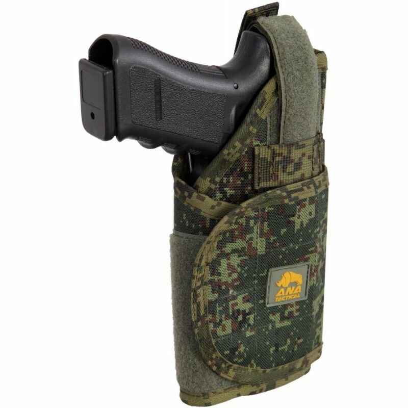Кобура MOLLE страйкбольная универсальная ANA Tactical (Черный)