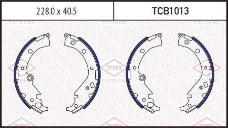 Колодки тормозные барабанные TMI TATSUMI TCB1013