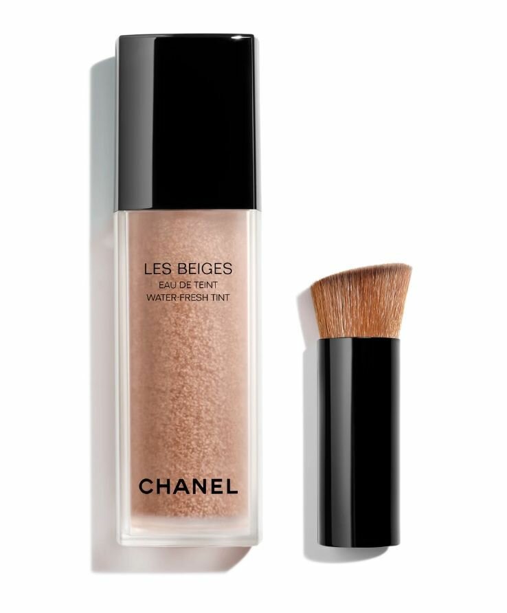 CHANEL Тональный крем с кистью LES BEIGES EAU DE TEINT оттенок MEDIUM LIGHT