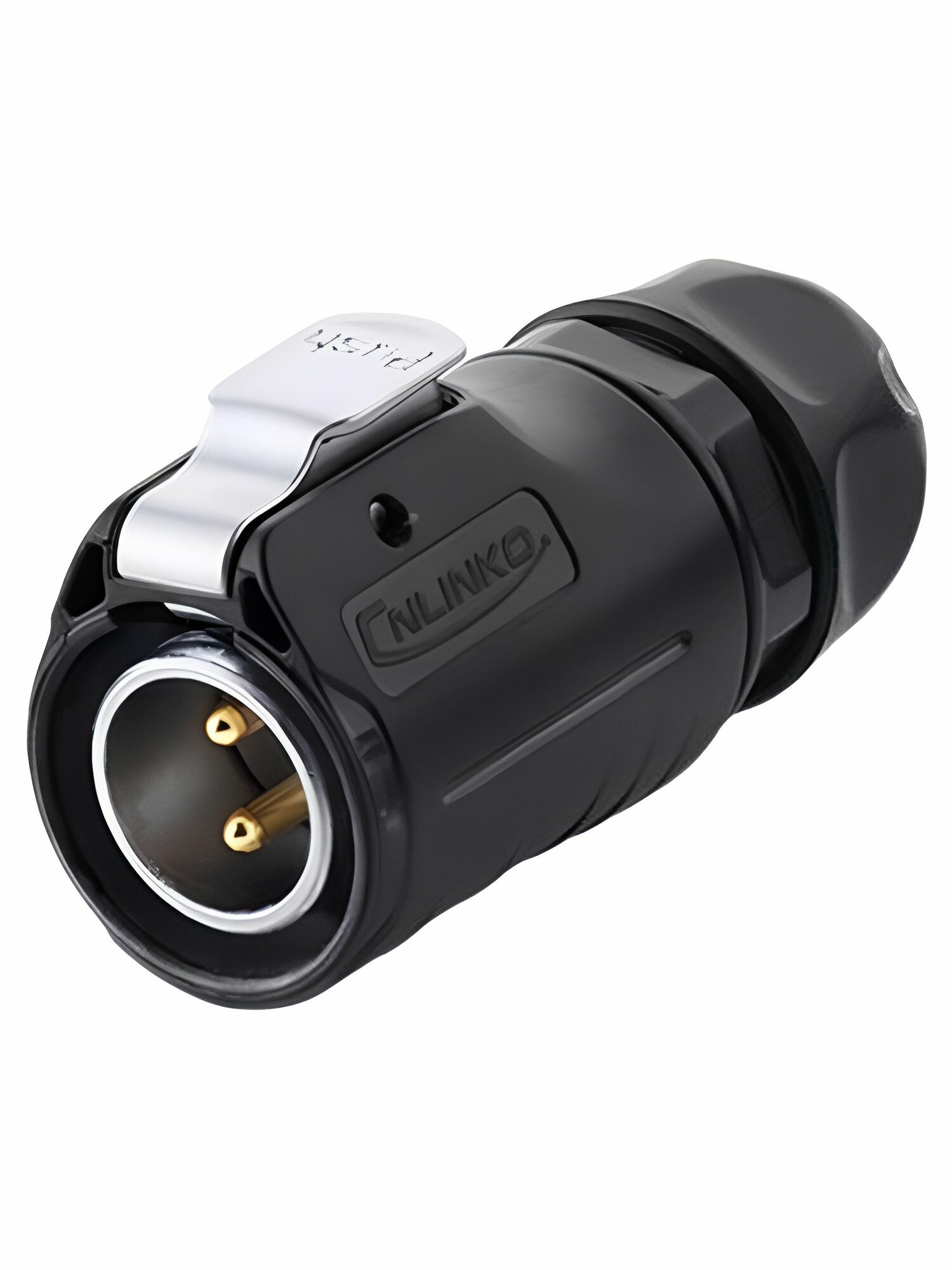 Разъем CNLINKO LP-20 2-пиновый, папа, 2pin, IP67, штекер