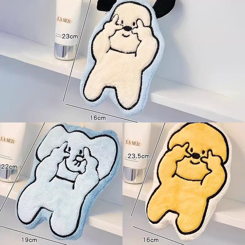 Полотенце "Милое" для рук, коралловый флис, 3 упаковки, впитывающее