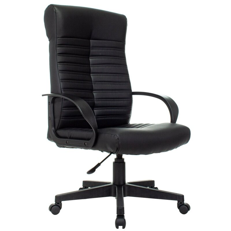 Кресло офисное Easy Chair VB 657 PU кожзам цвет черный, пластик