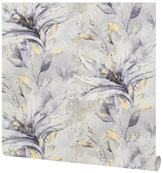 Виктория стенова Лилиан обои виниловые на флизелиновой основе (1.06х10м) серые