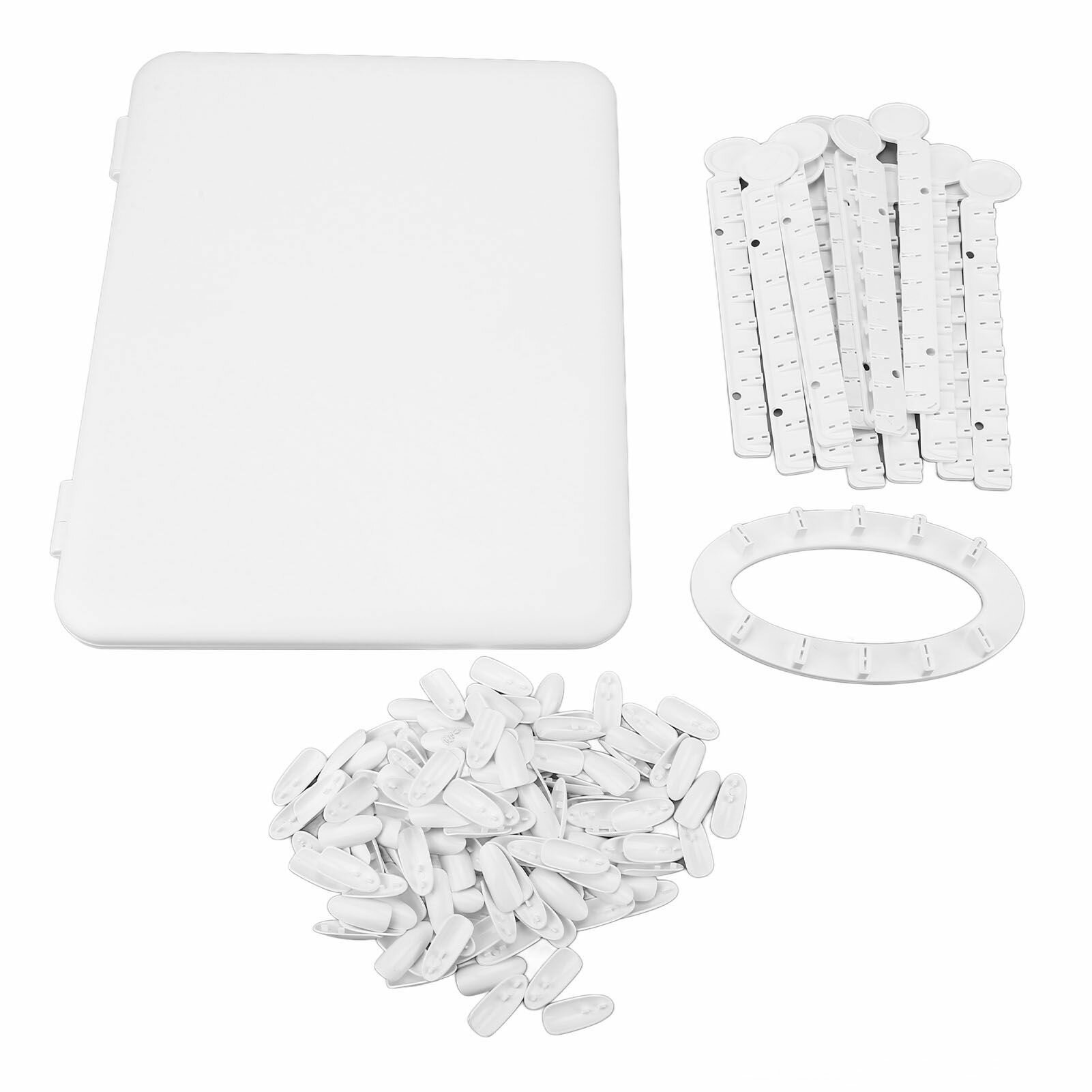 Книга с 120 цветами для ногтей, включая 120 белых типсов, разборная защелкивающаяся витрина для дизайна ногтей для использования в салонах маникюра