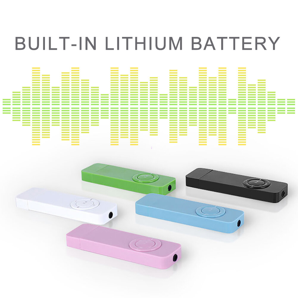 Portable USB Sport U Disk MP3 Music Player Slim Lightweight Music Media MP3 Player