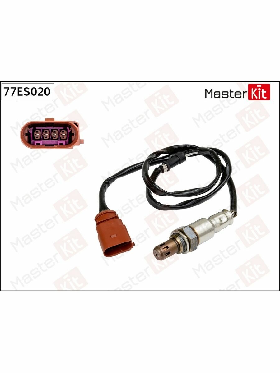 Датчик кислорода (лямбда-зонд) MasterKit 77ES020 для а/м CHEVROLET Kalos, DAEWOO Nubira, KIA Rio, MAZDA 6