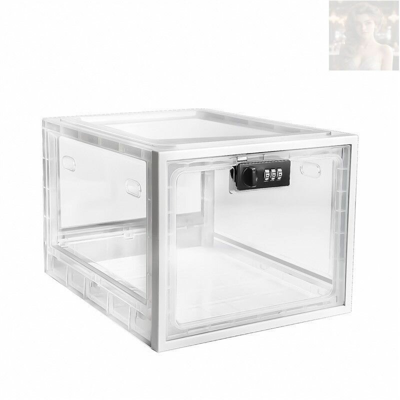 Прозрачный ящик для хранения продуктов питания в холодильнике с паролем A