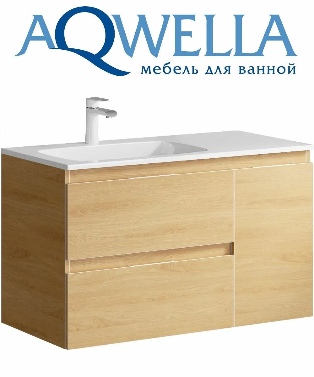 Тумба под раковину Aqwella Accent левая
