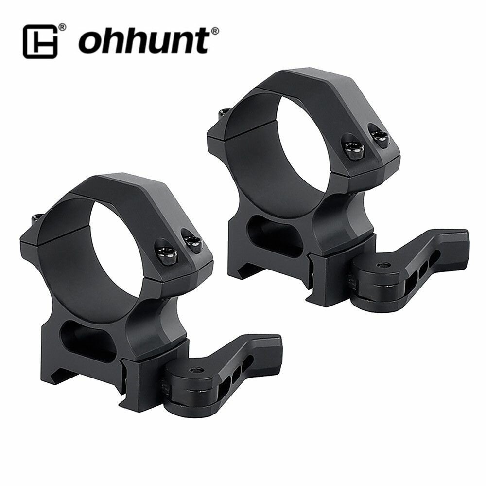 Кольца Arkon 25,4-30 мм быстросъемные на weaver, стальные, высокие